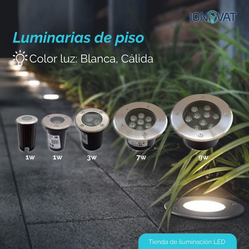 Luces de piso – Iluminova